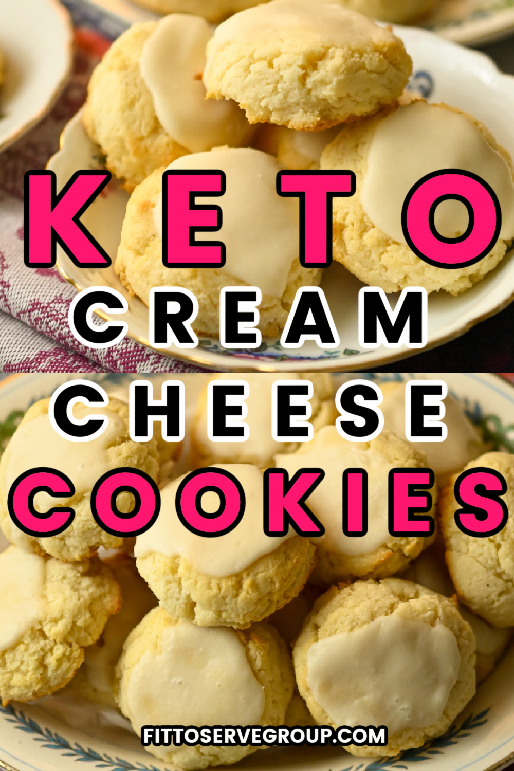 Easy Keto Cream Cheese Cookies · Fittoserve Group