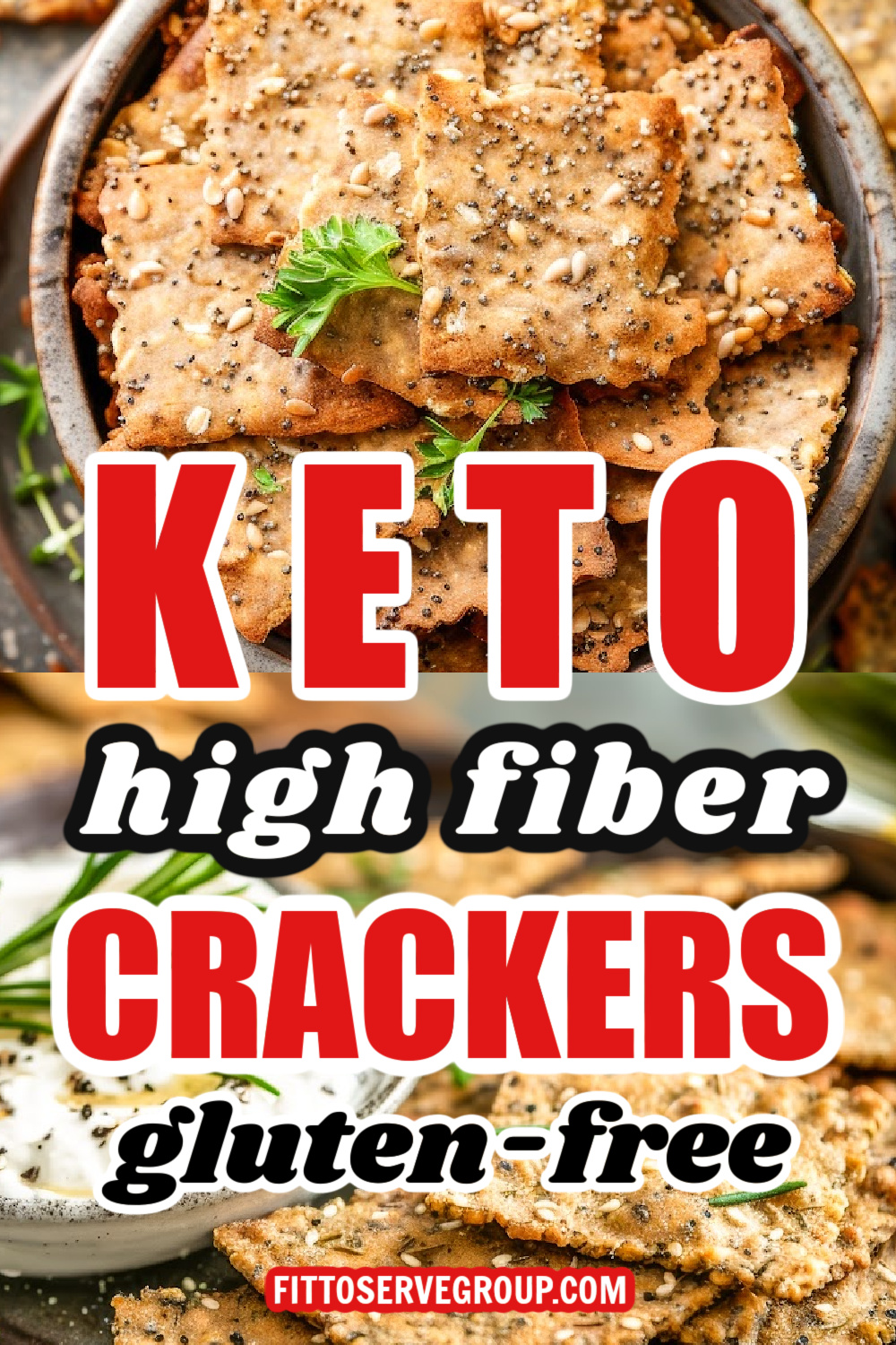 Tasty Keto High Fiber Crackers · Fittoserve Group