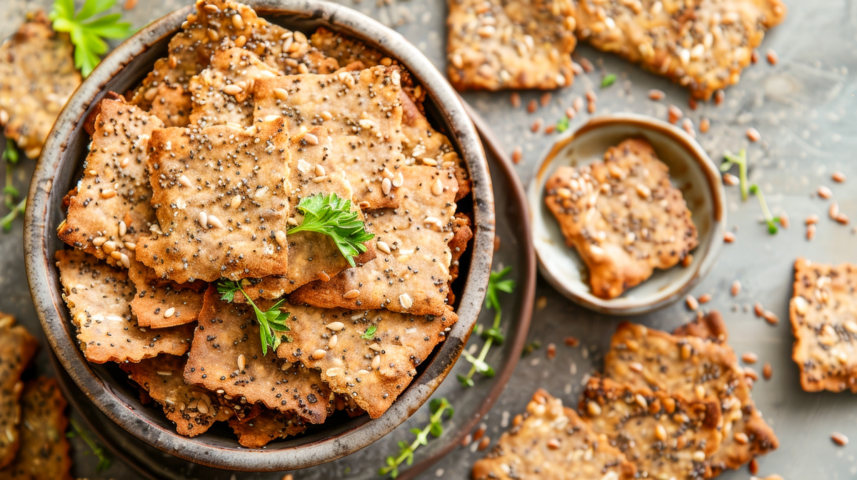 Tasty Keto High Fiber Crackers · Fittoserve Group
