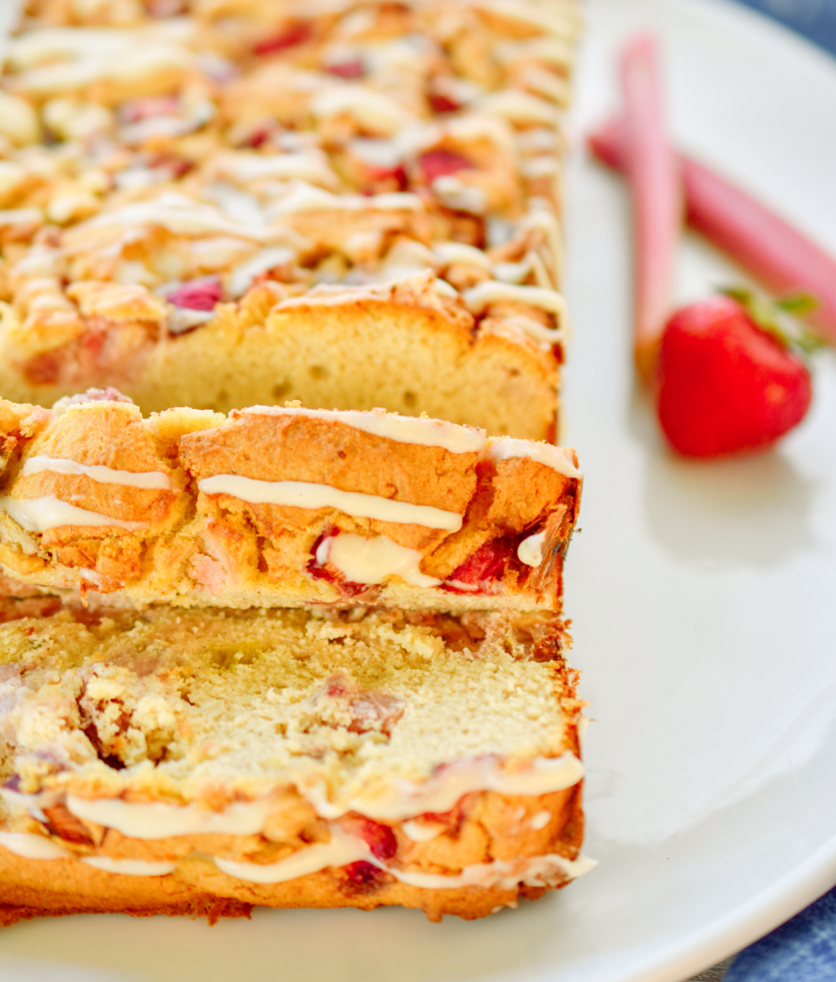 Keto Strawberry Rhubarb Bread · Fittoserve Group