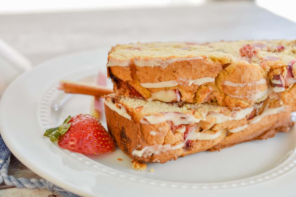 Keto Strawberry Rhubarb Bread · Fittoserve Group