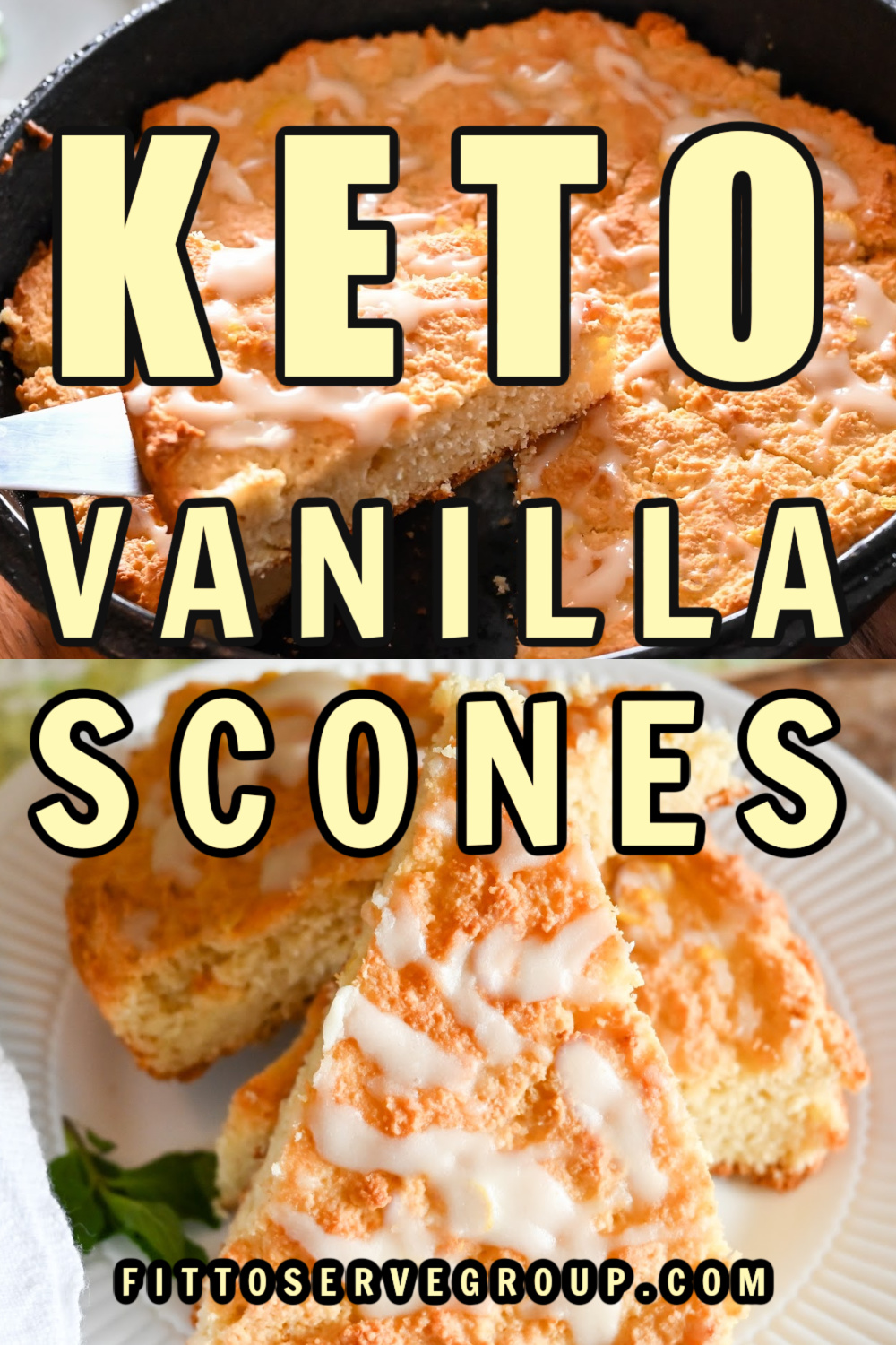 Keto Vanilla Scones · Fittoserve Group