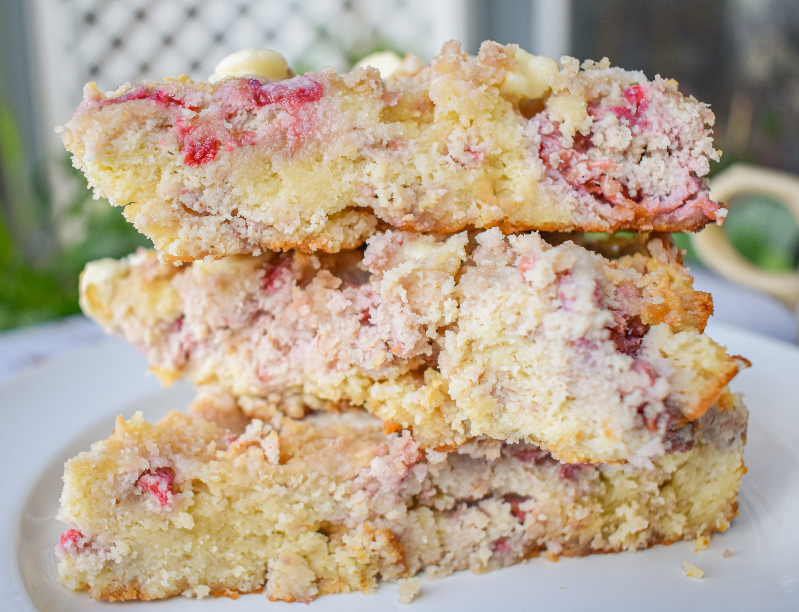 Keto Raspberry White Chocolate Scones · Fittoserve Group