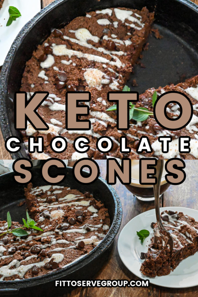 Keto Triple Chocolate Scones · Fittoserve Group