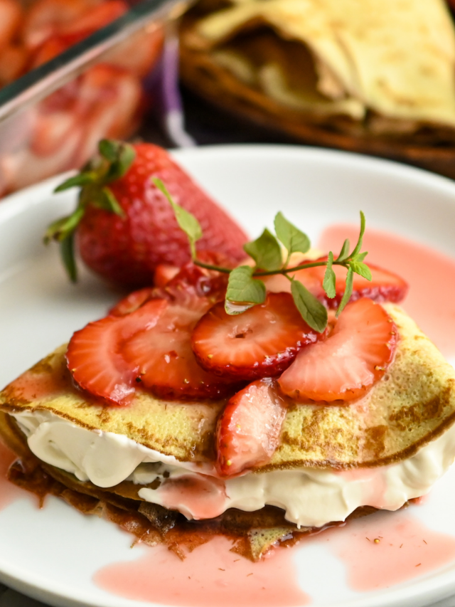 Crepini Strawberry Cream Cheese Crepes · Fittoserve Group