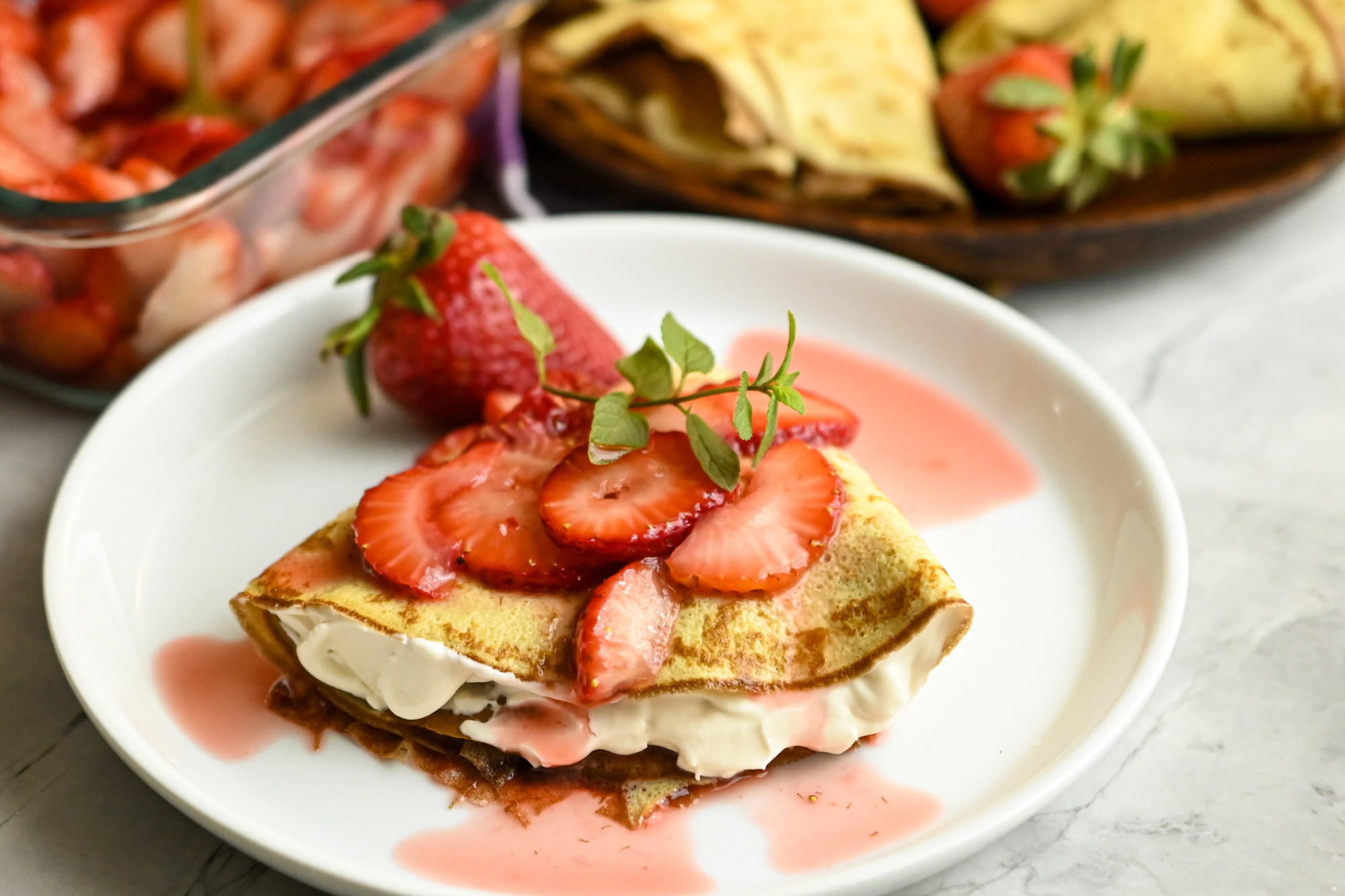 Crepini Strawberry Cream Cheese Crepes · Fittoserve Group