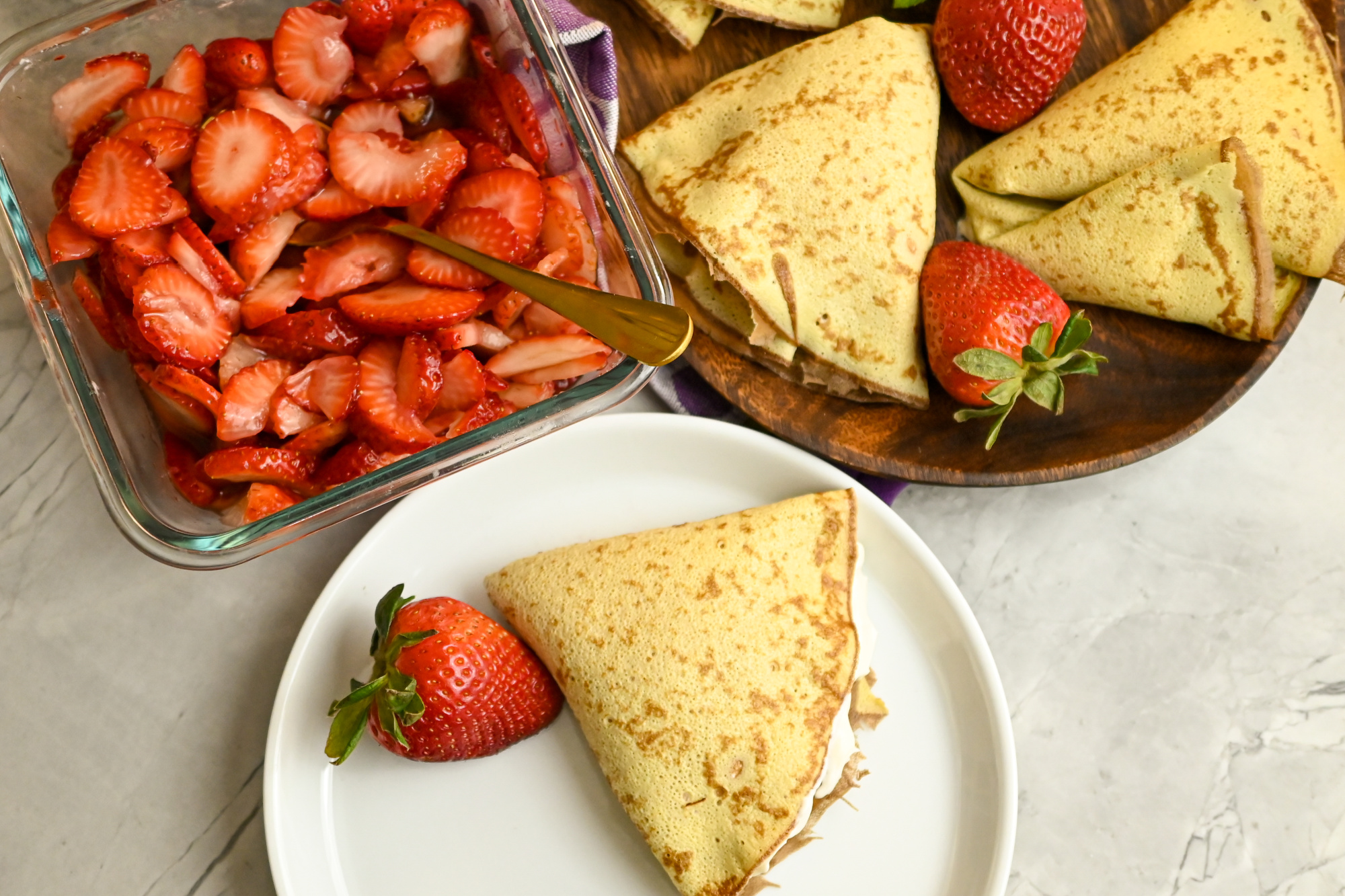 Crepini Strawberry Cream Cheese Crepes · Fittoserve Group