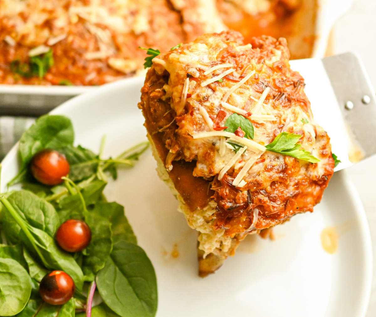 Keto Chicken Lasagna (Crepini) · Fittoserve Group