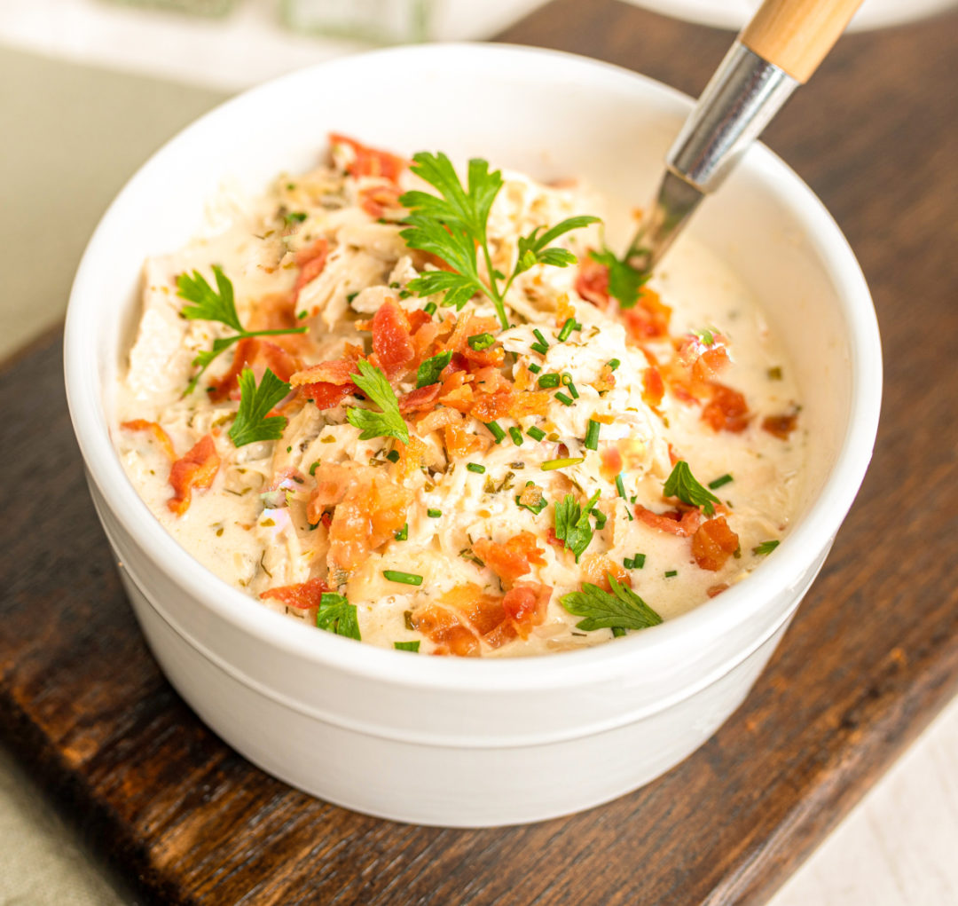 Keto Chicken Bacon Chowder · Fittoserve Group