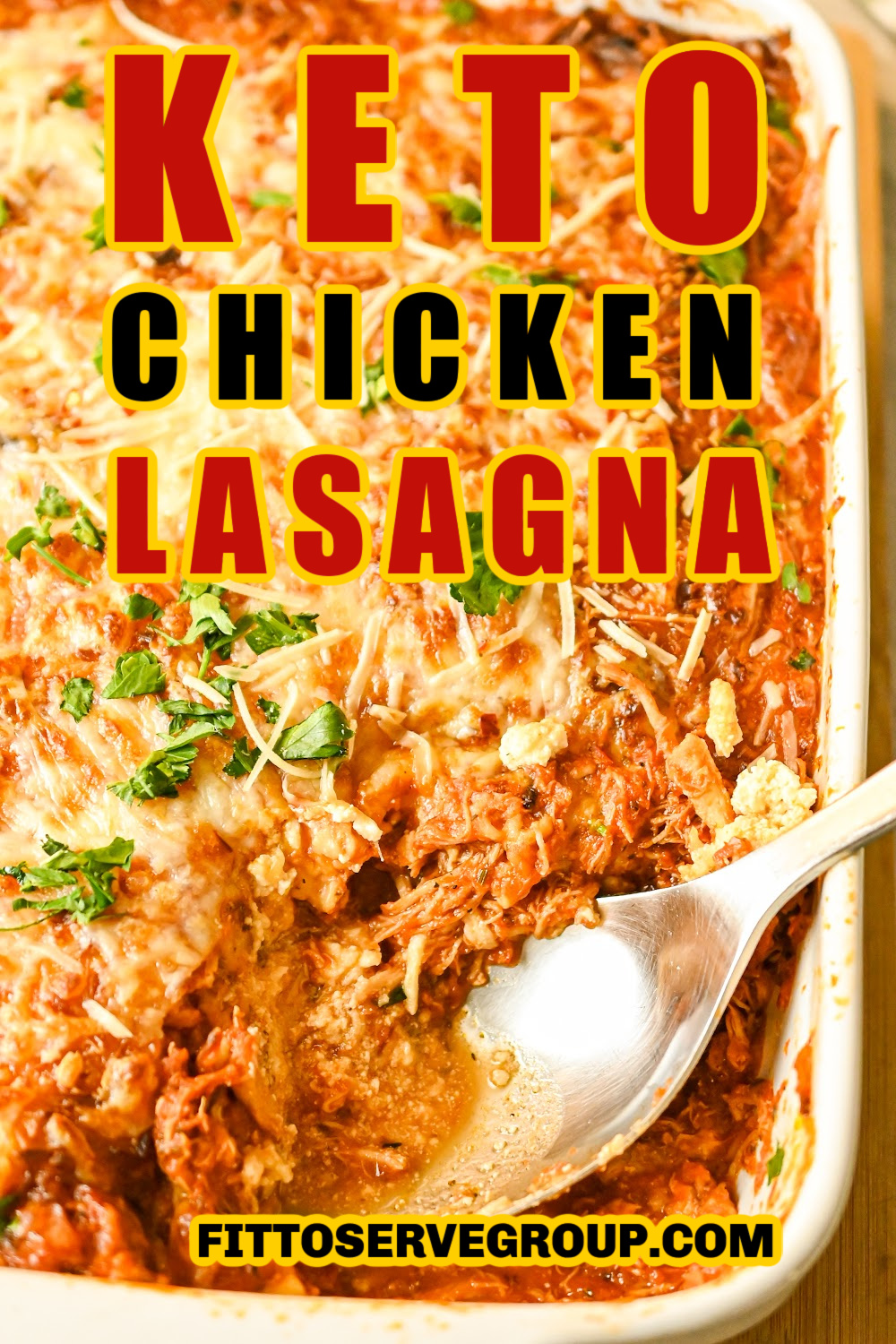 Keto Chicken Lasagna (Crepini) · Fittoserve Group