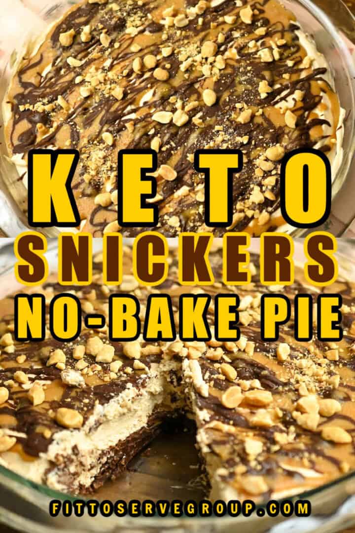 Keto No-Bake Snickers Pie · Fittoserve Group